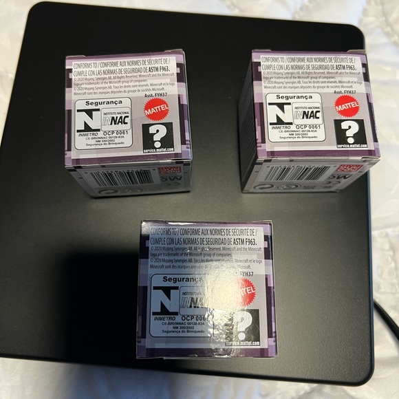 Mattel | Toys | Minecraft Set Of 3 Dungeons Mini Figure | Poshmark